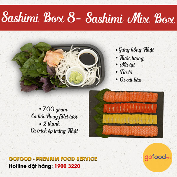 Sashimi Box 3 - Sashimi Mix Box