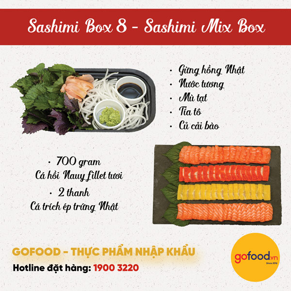 Sashimi Box 3 - Sashimi Mix Box