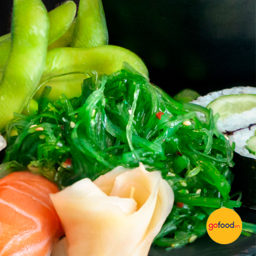 Salad rong biển tươi trộn mè Nhật Bản - Goma Wakame